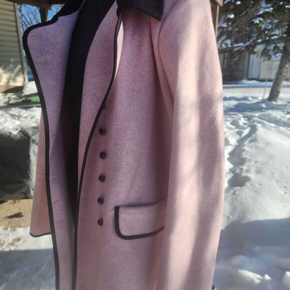 No brand | Jackets & Coats | Pink With Black Trim Dress Jacket | Poshmark